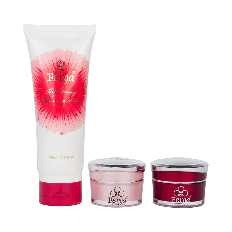 Feiya Brightening Cream with Cleansing Foam – Feiya Cosmetics